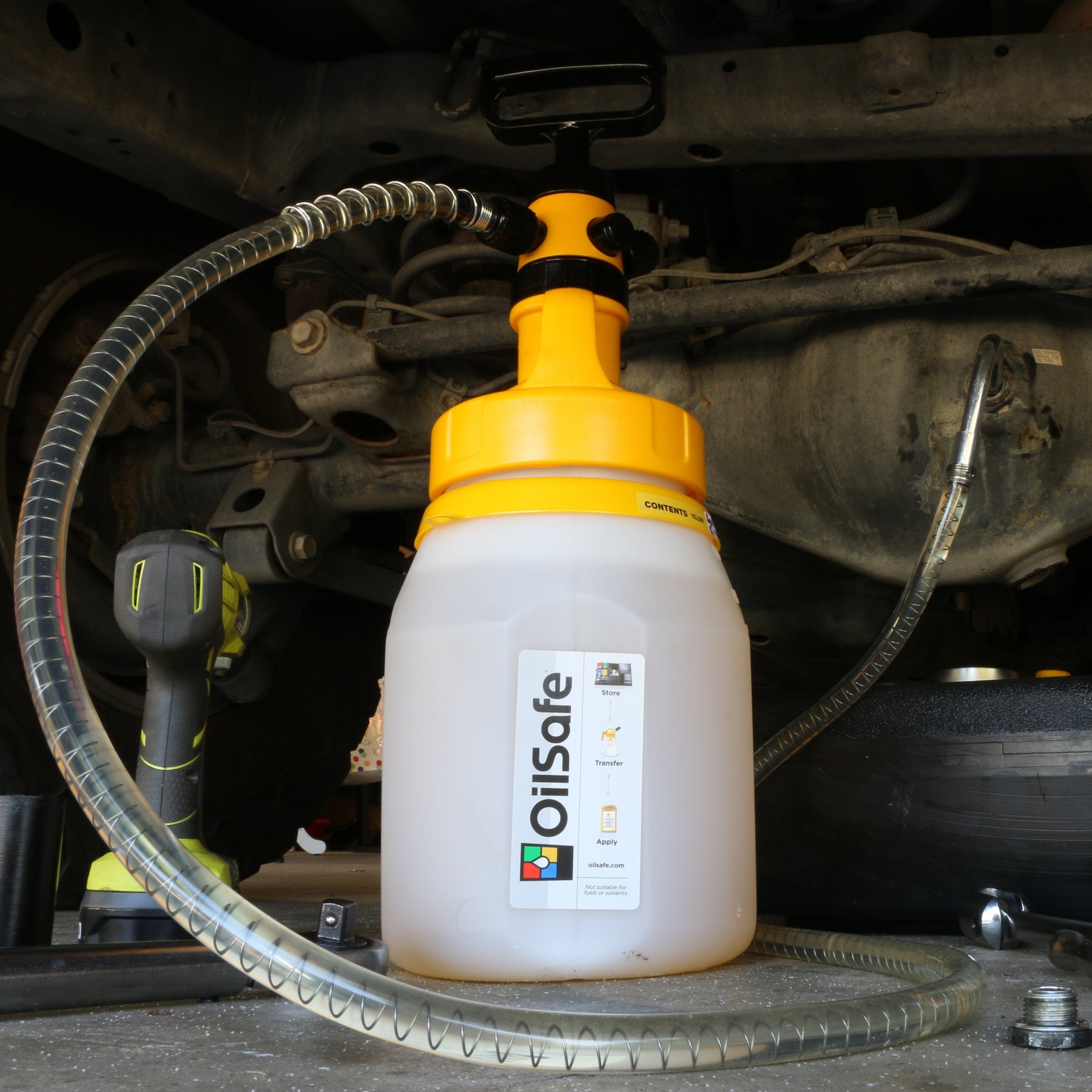 OilSafe® - Transfer Container - Fluid Pump Kit (Includes: Drum, Lid, P ...